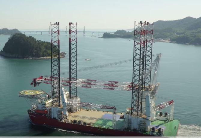 Giant Jack-Up Rig Sets a Wind Farm Milestone Offshore Ireland – Oil ...