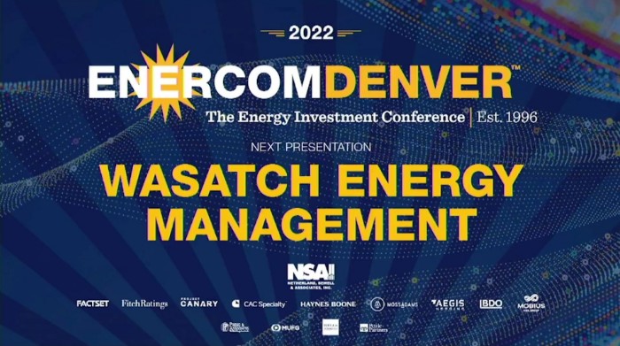 Exclusive: Wasatch Energy Management at EnerCom Denver-The Energy ...