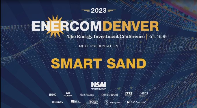 Exclusive: Smart Sand at the 2023 EnerCom Denver-The Energy Investment ...
