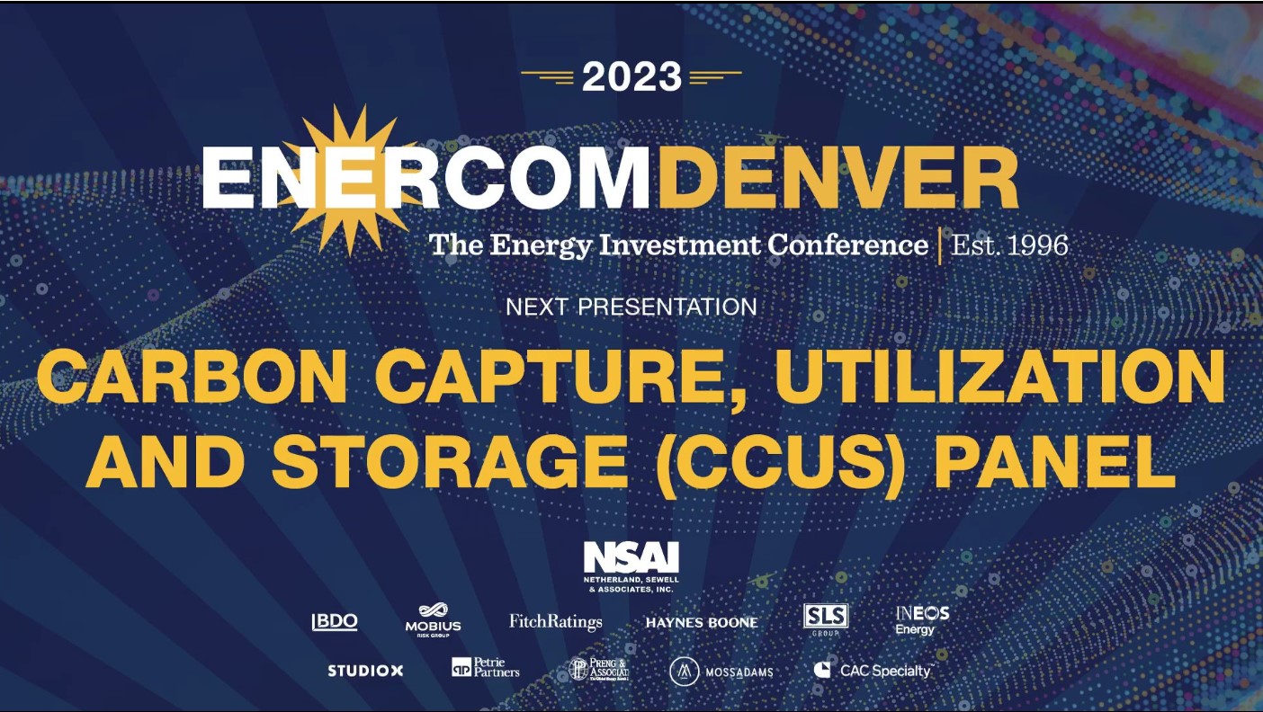 Exclusive: Carbon Capture, Utilization, and Storage (CCUS) Panel at the ...